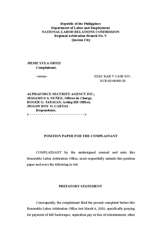 MUN Notes - Bado, Josellee Nina J. BA POS 2- A MUN NOTES Comparative ...