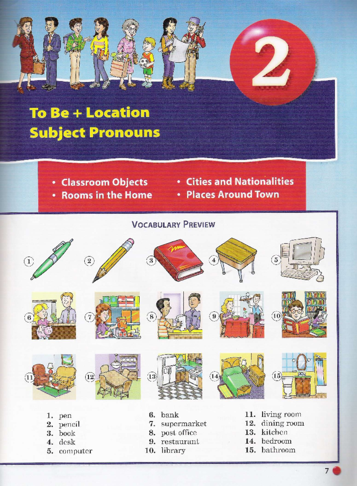 Side by Side 1 SB Unit 2: Subject Pronouns & Locations - Studocu