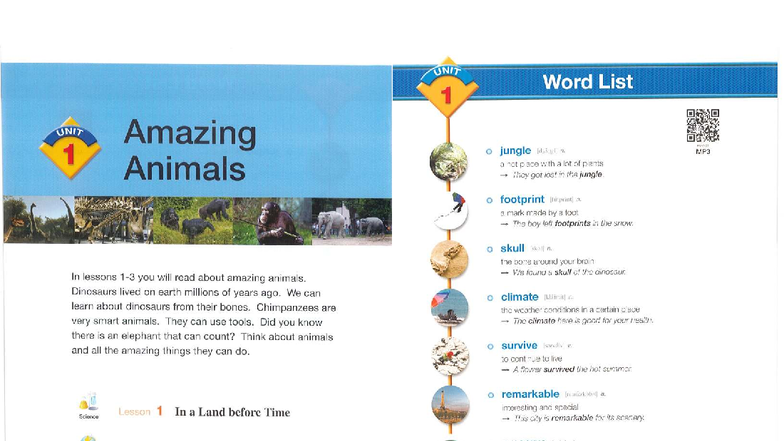 UNIT 1 Amazing Animals Vocabulary and Comprehension Notes - Studocu