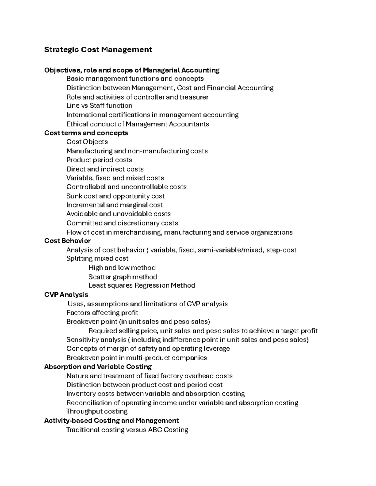 Strategic Cost Management: Objectives & Managerial Accounting Insights ...