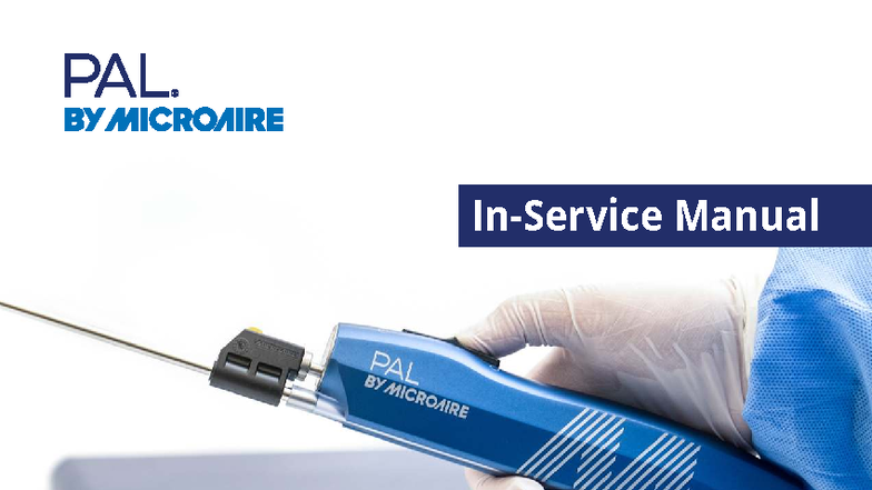 MicroAire PAL System Manual: Care, Maintenance & Troubleshooting - Studocu
