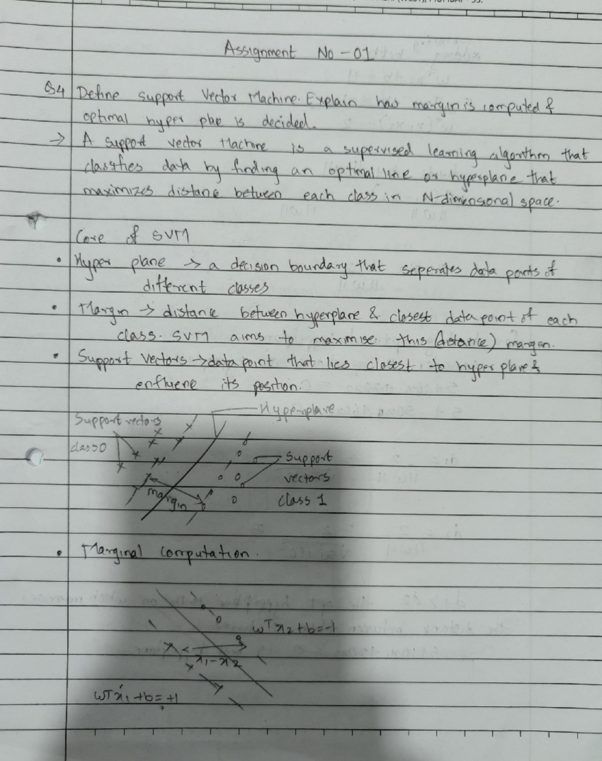 Ml assignmnent 1 - Machine learning assignment - Assignment No Q4 ...
