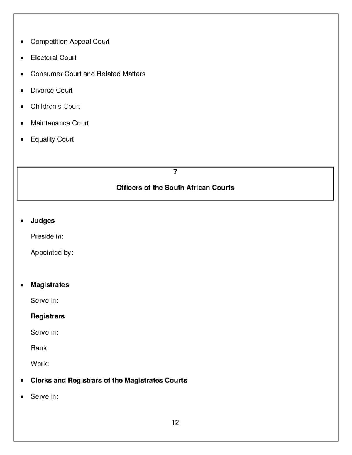 Civil Procedure Notes: Overview of Courts and Processes - Studocu