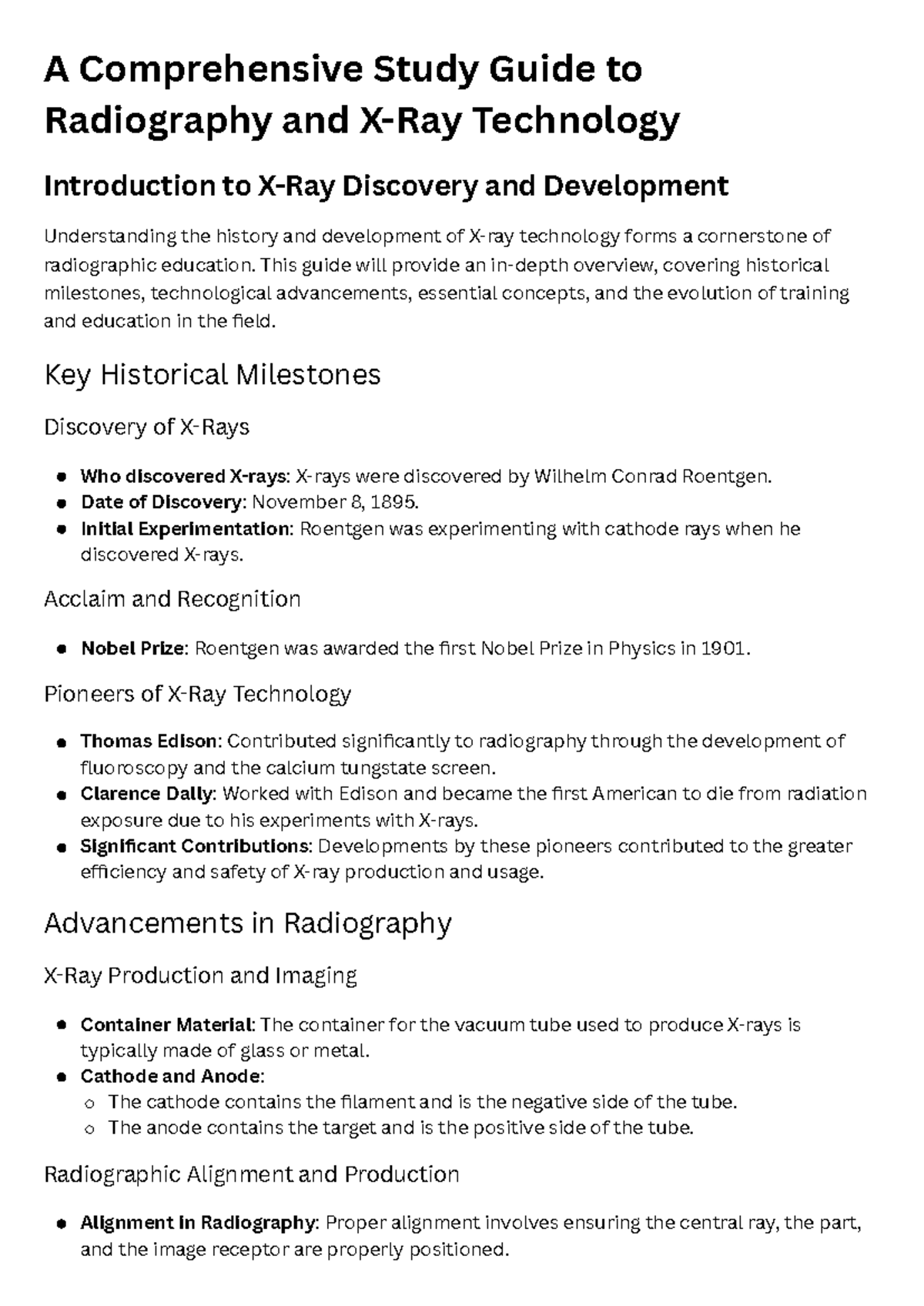 A Comprehensive Study Guide to Radiography and X-Ray Technology - A ...