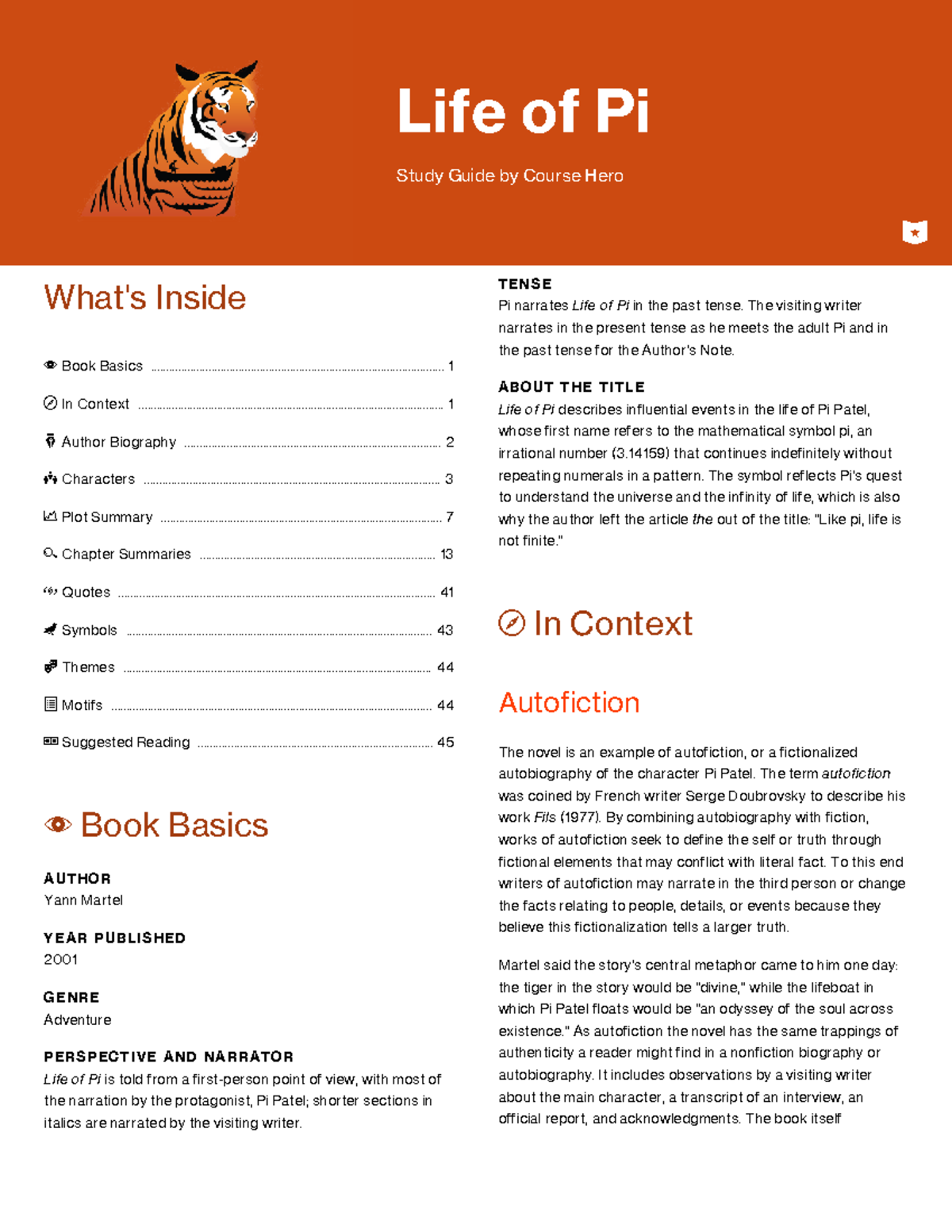 Life of Pi Study Guide: Key Themes and Character Analysis (GR 12 ENG HL ...