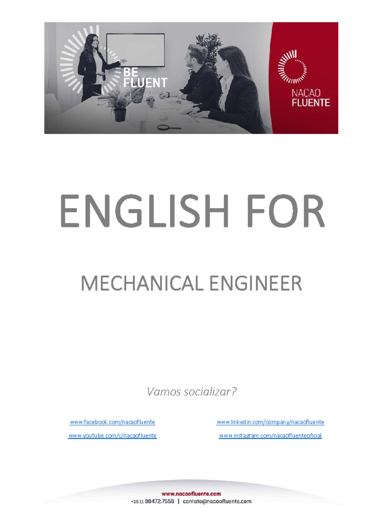 Inglês - Engenheiro Mecânico - MECHANICAL ENGINEER Vamos socializar? facebook/nacaofluente - Studocu