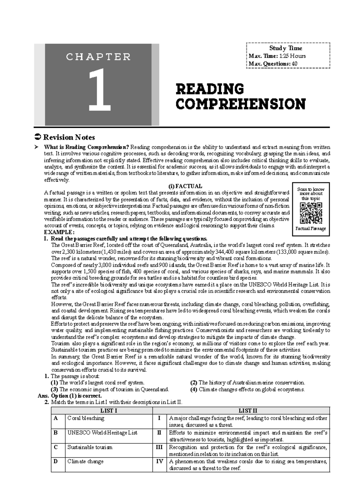 CHAPTER 1 Reading Comprehension Revision Notes - Key Concepts and ...