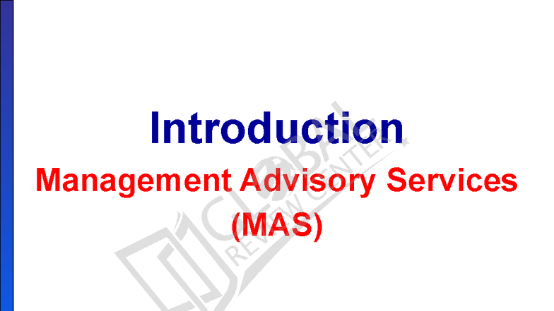 MAS Introduction to Managerial Accounting: Key Concepts and Functions ...