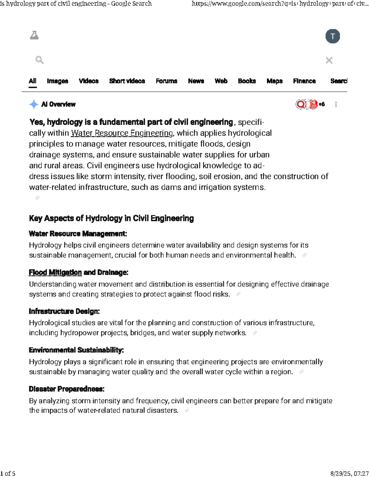 Hydrology in Civil Engineering: Importance and Applications - Studeersnel