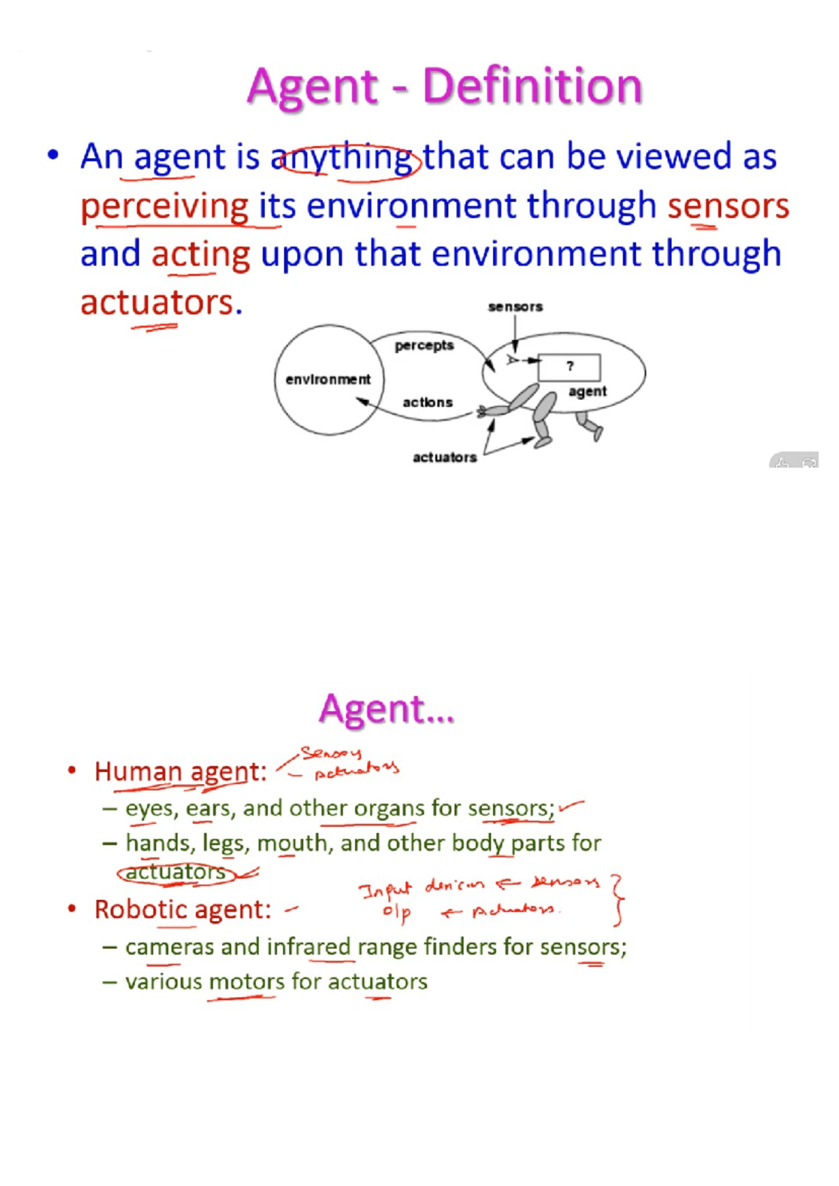 Topic 2: Understanding Simple Reflex Agents and Intelligent Agents ...