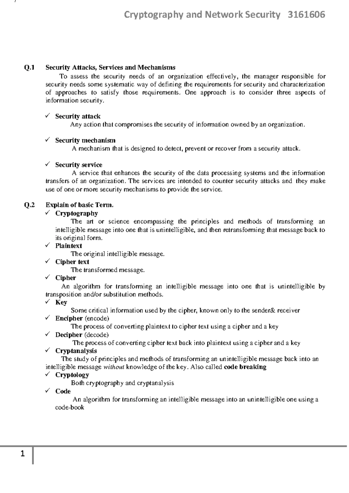 CNS Practical Notes: RSA, GCD, and Random Number Generation - Studocu