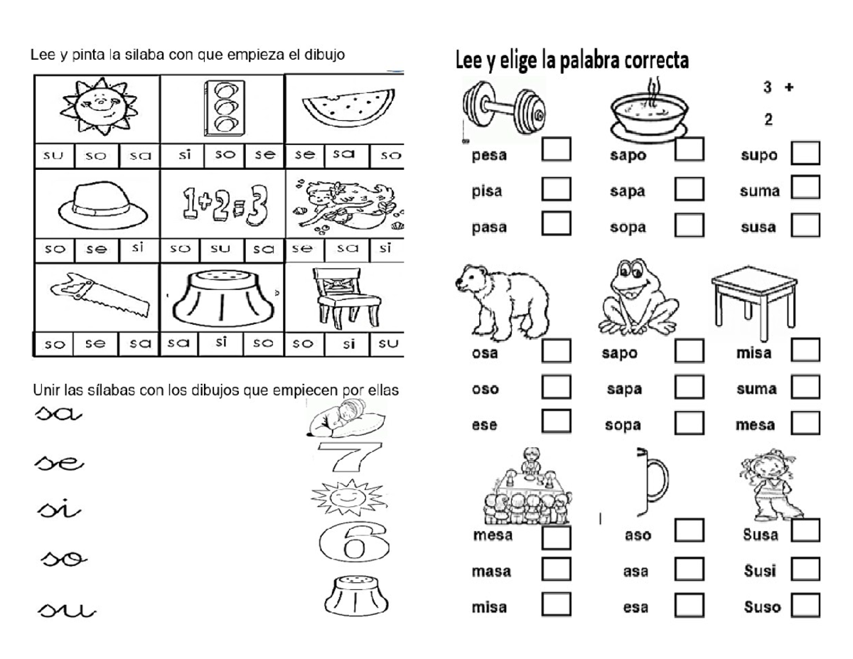 Fichas de Actividades con la Letra S - KOEUOSO - Studocu