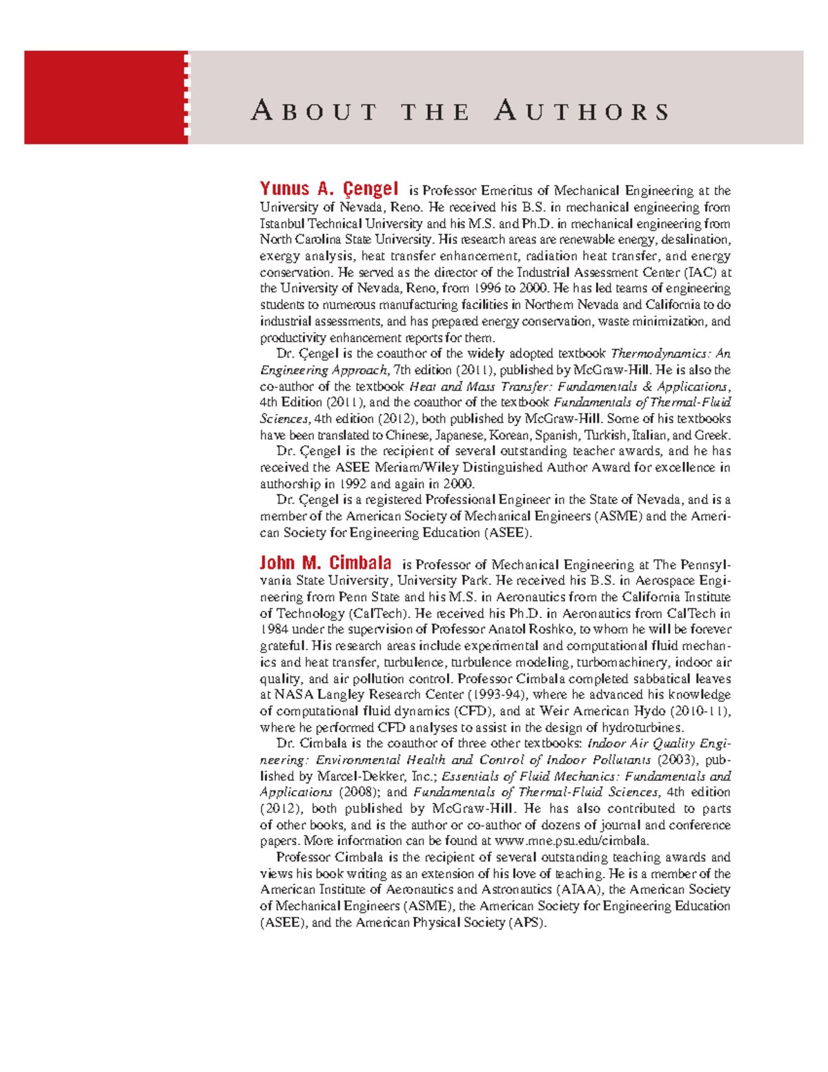 Fluid Mechanics: About the Authors (Pages 0007-0008) - Studocu