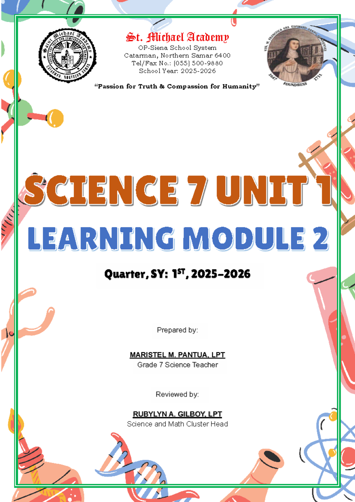 Science 7 Module 2 - Lecture on States of Matter and Atomic Models ...