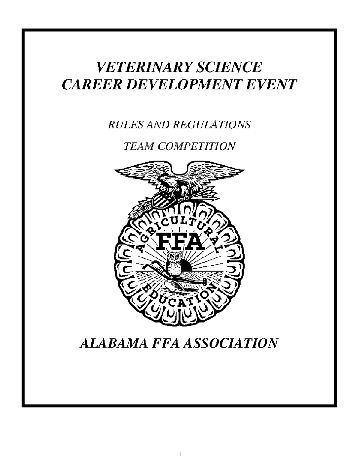 Veterinary Science CDE 2024 - VETERINARY SCIENCE CAREER DEVELOPMENT ...