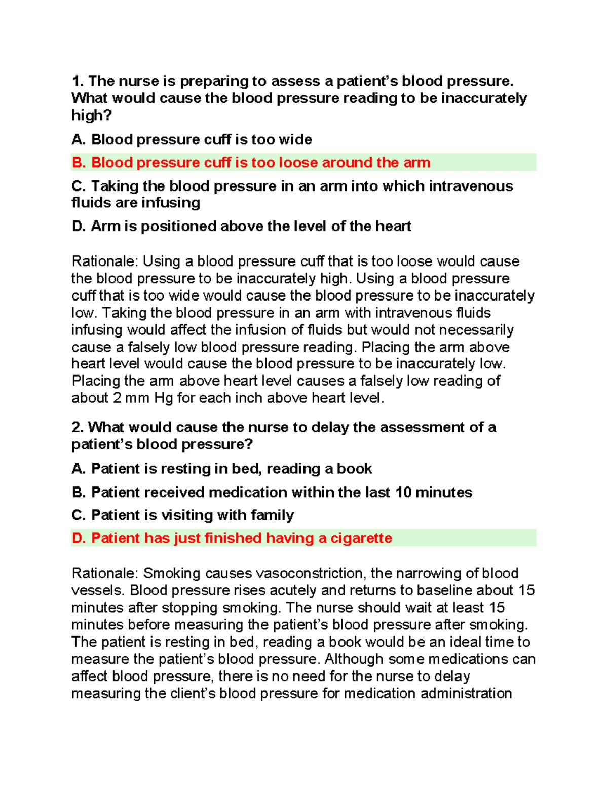 Respiration Quiz: Assessing Rate, Rhythm, & Effort - Important Concepts ...