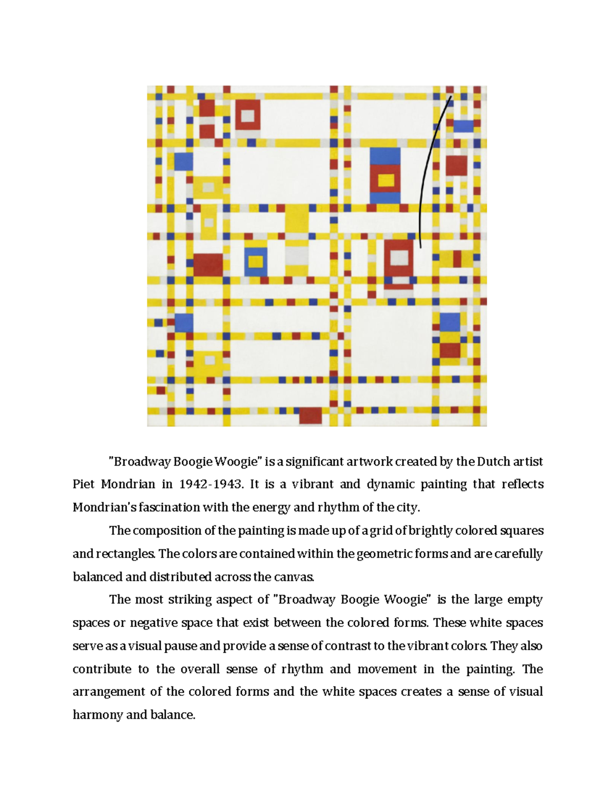 I need space - Sksoo - "Broadway Boogie Woogie" is a significant ...