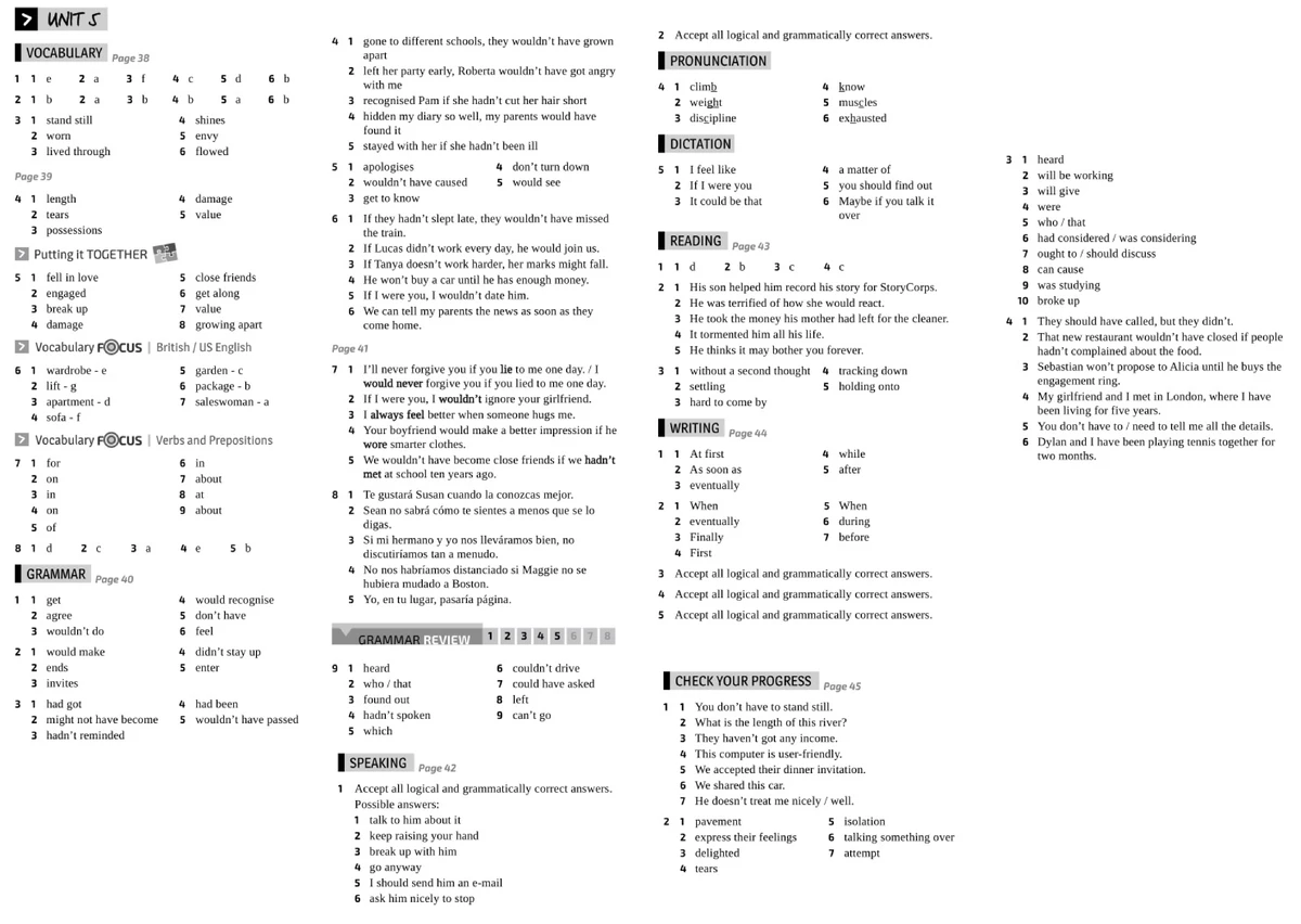 01 Make The Grade 1 Unit 2 Test Level 1: Vocabulary & Grammar - Studocu