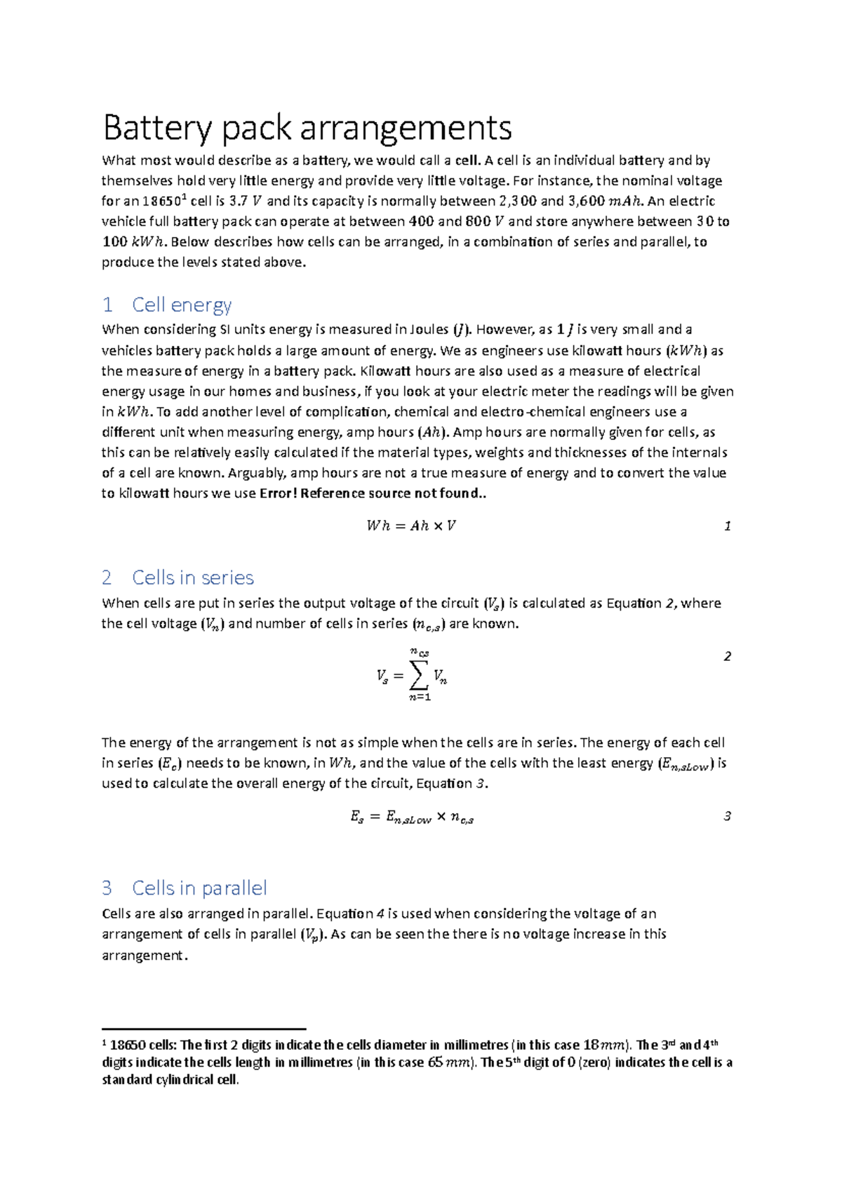 Battery Pack Arrangements: Understanding Cells in Series & Parallel ...