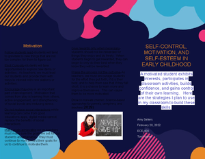 [Solved] Define selfcontrol and explains development in young children ...