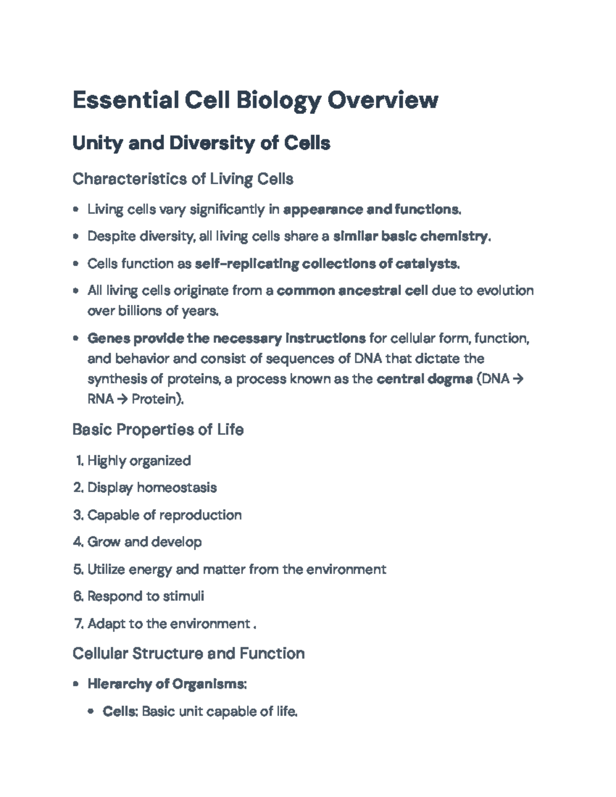 Essential Cell Biology: Overview, Prokaryotic & Eukaryotic Cells ...
