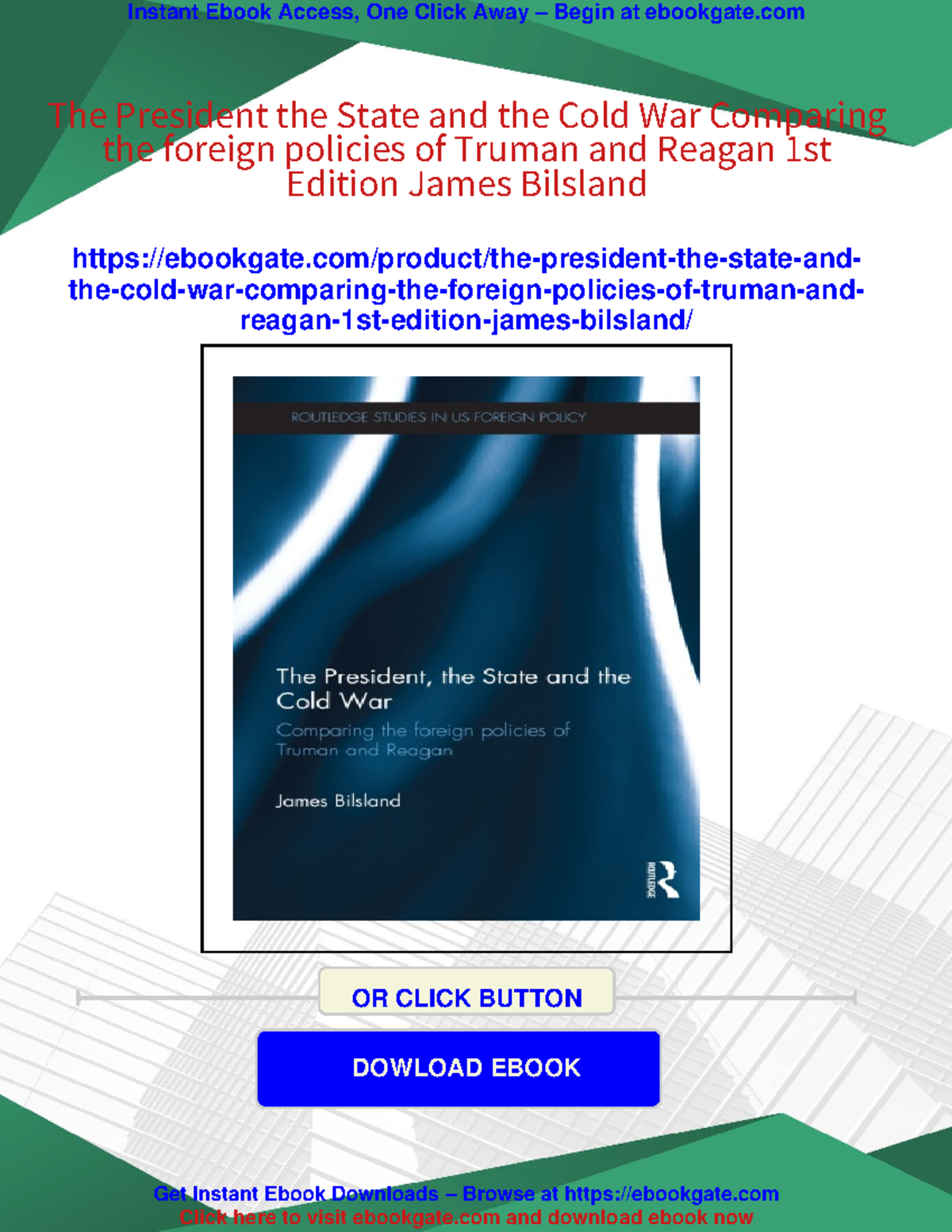 38808 - The President, the State, and the Cold War: Truman vs. Reagan ...