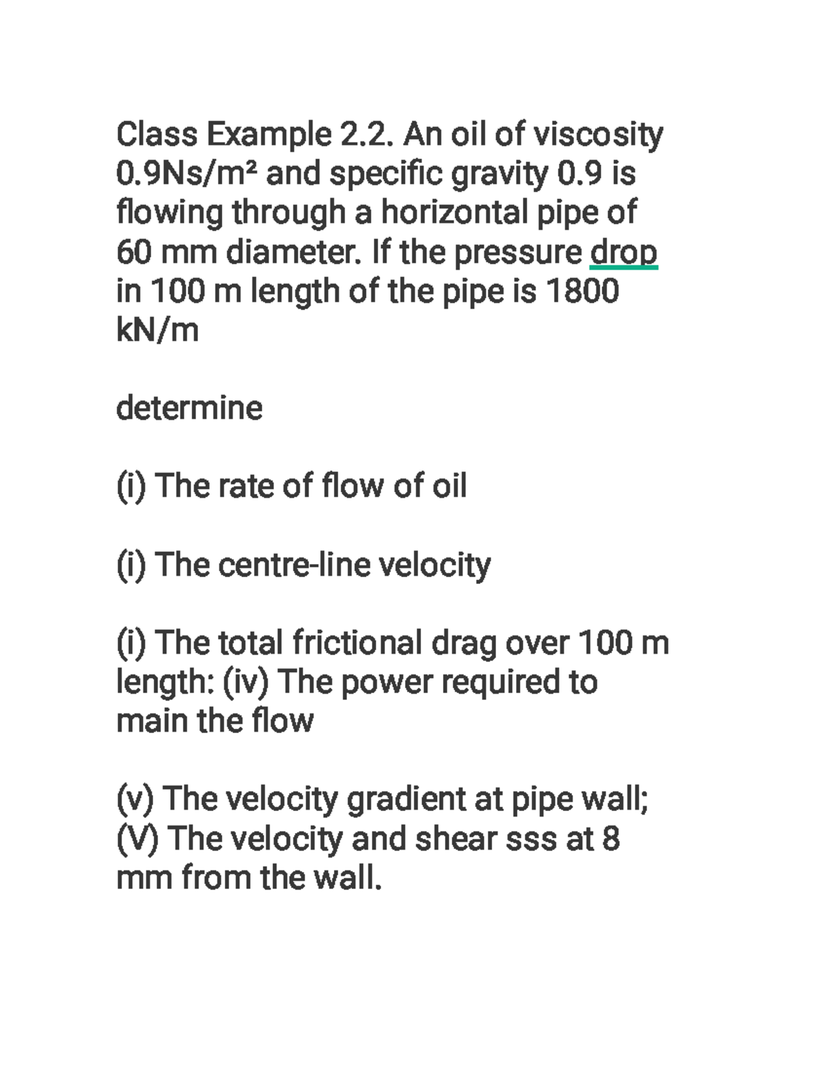 Class problem solved PDF 231102 093003 - advanced fluid mechanics ...