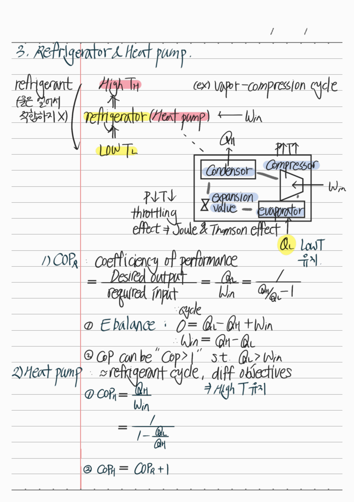 Thermodynamics Lecture 12: Refrigerator Heat Pump Concepts - Studocu