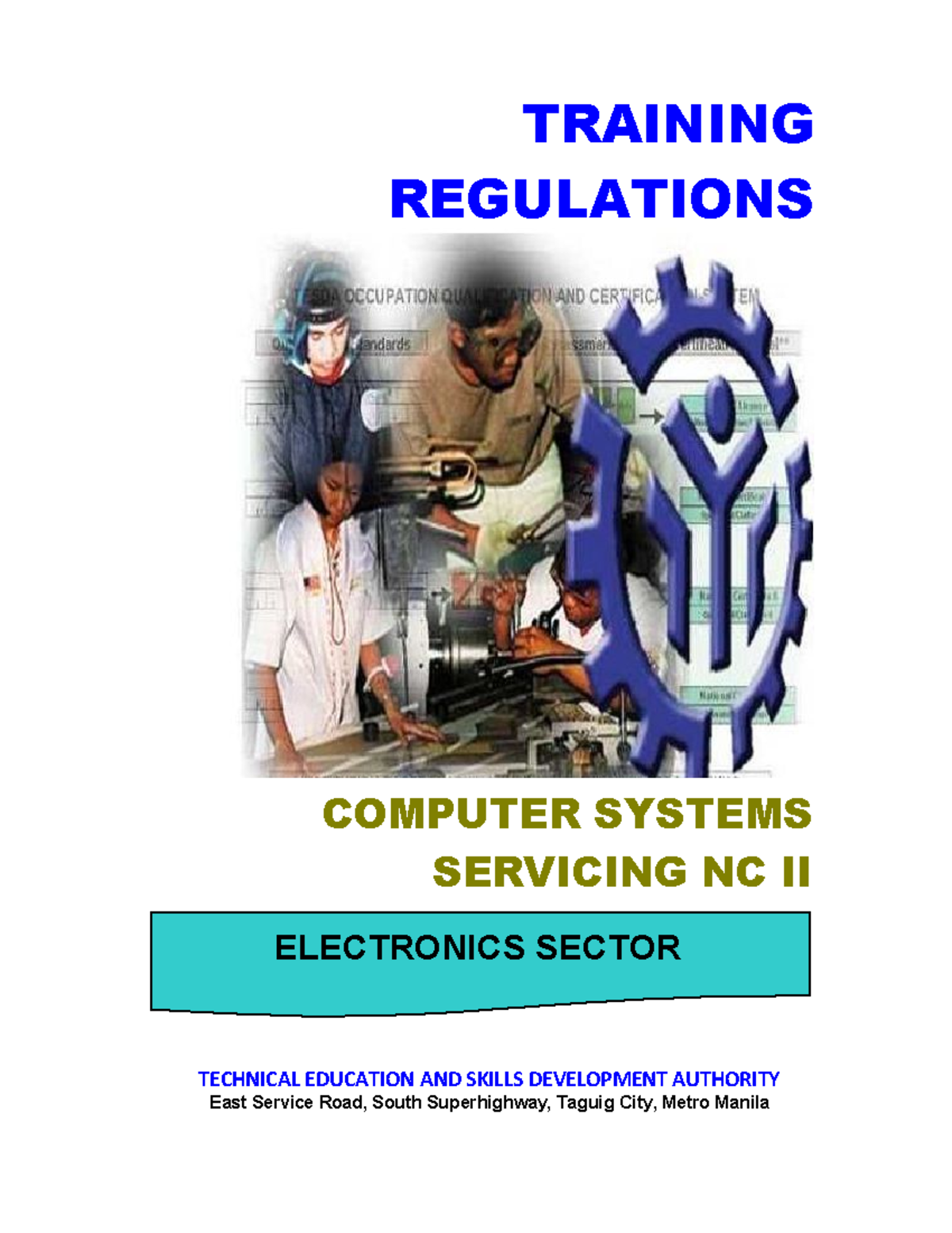Computer Systems Servicing NC II: Training and Competency Standards ...