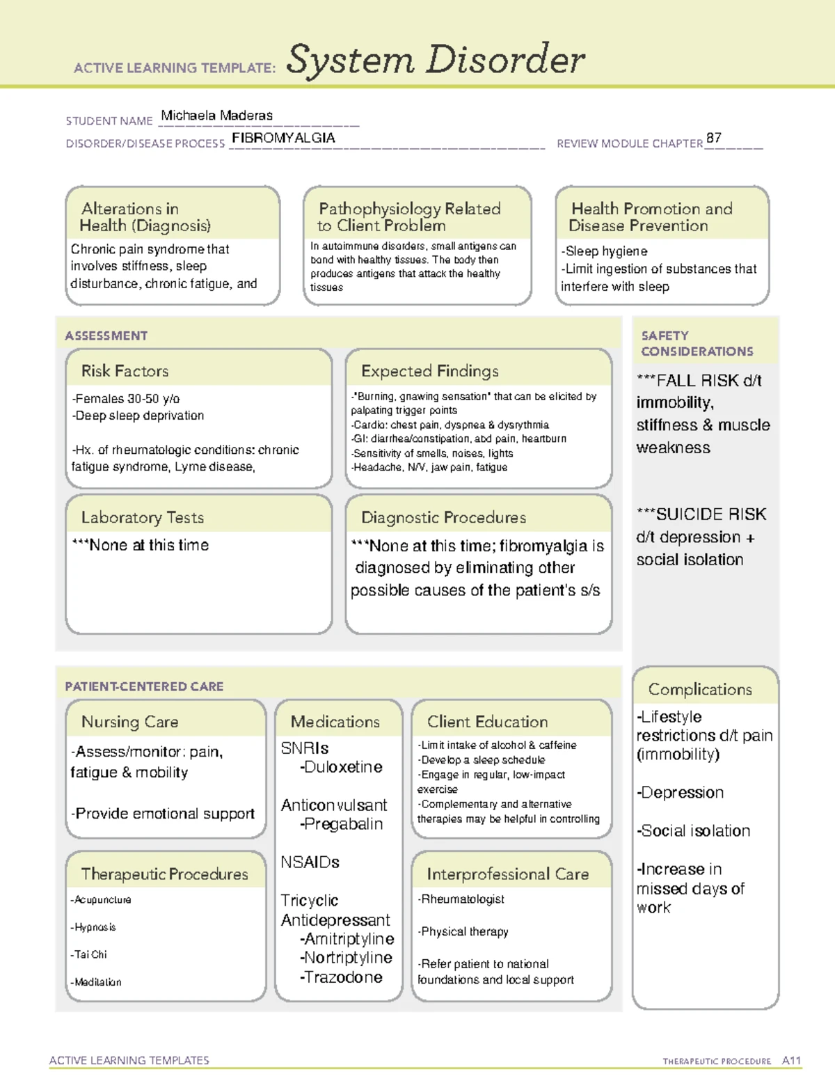 GOUT - ATI active learning template: Musculoskeletal System Disorders ...