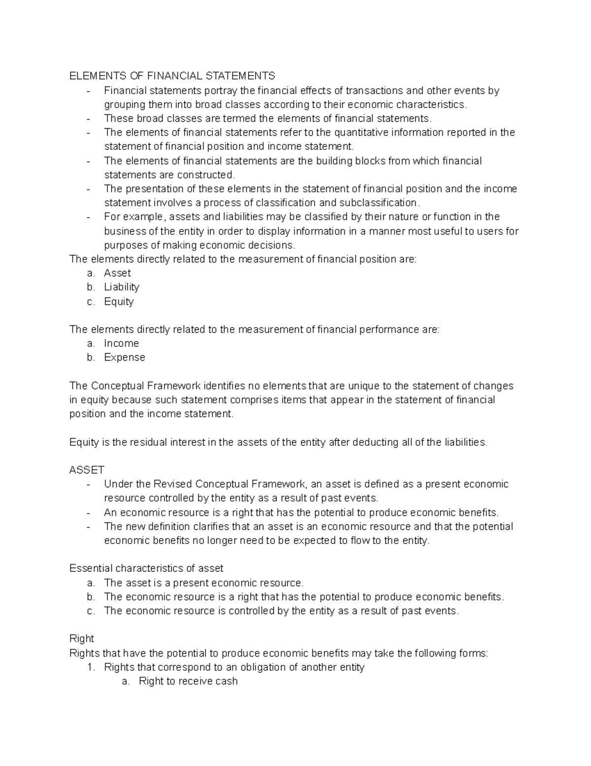 Chap 5 - Lecture: Elements of Financial Statements Explained - Studocu