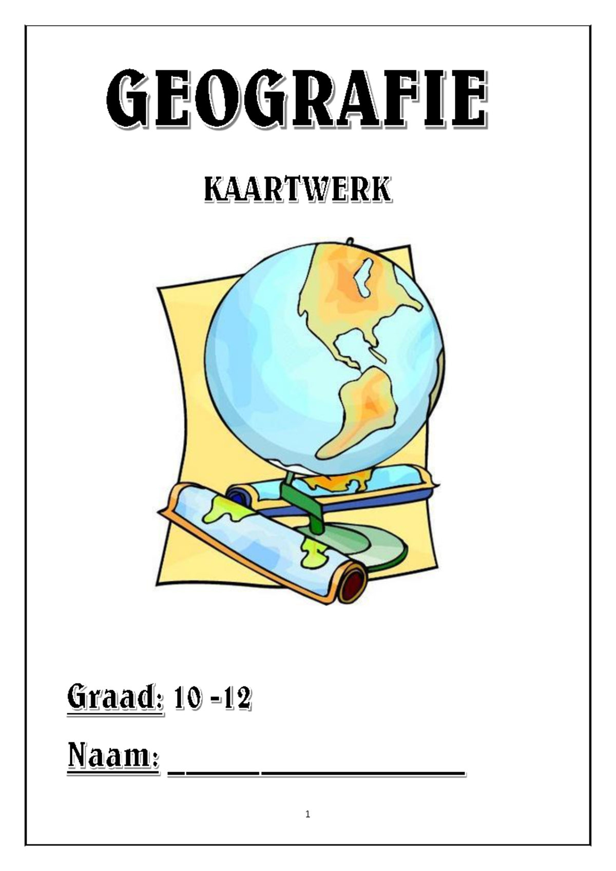 Handleiding vir Kaartwerk en Topografiese Kaartkunde - 2021 - Studocu