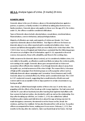 AC1.5 explanations - AC1.5 help, scored full marks on this module - AC1. Moral Panic Moral panic ...