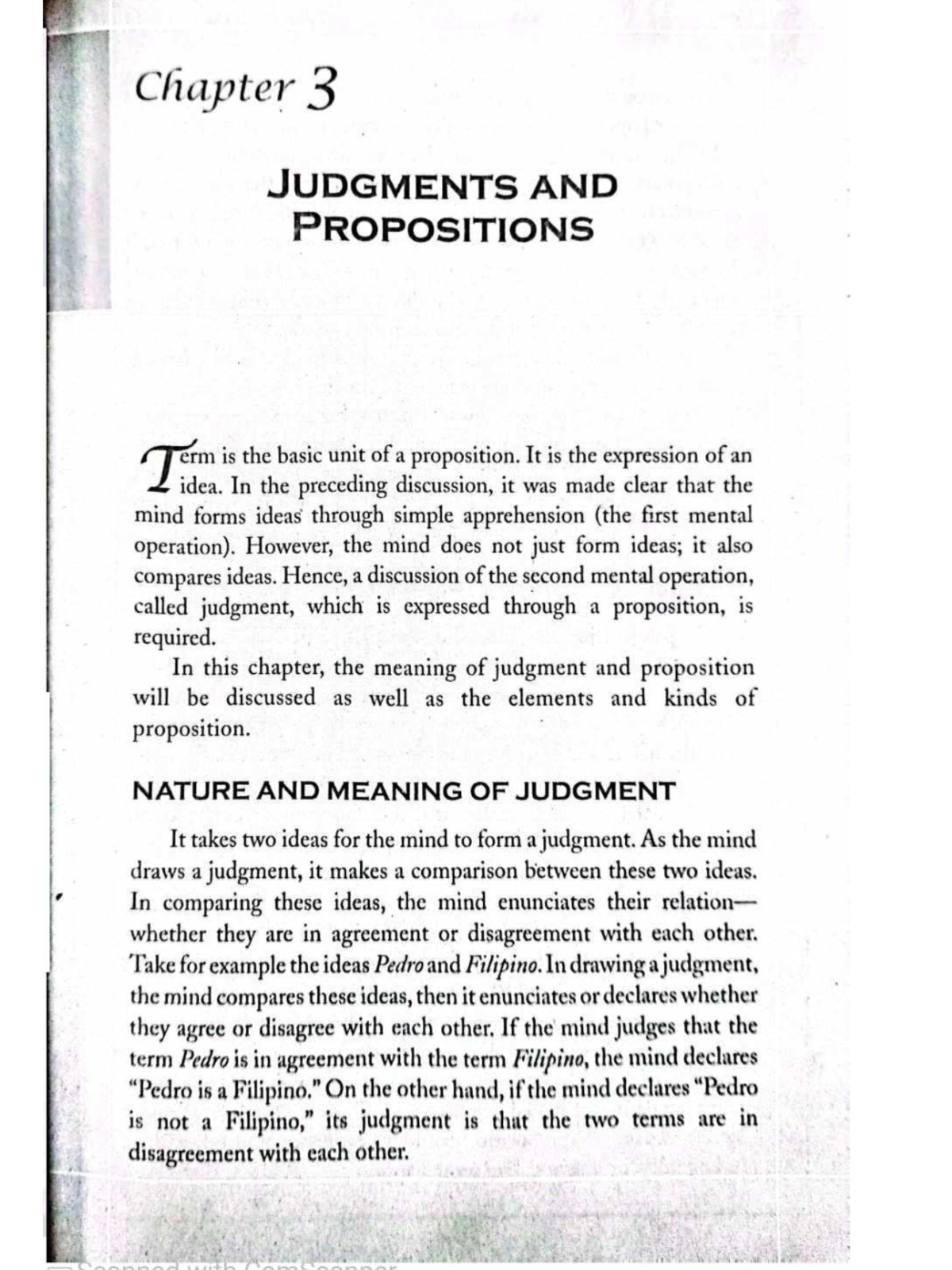 Chapter-3 Judgement - notes for logic - Chapter 3 JUDGMENTS AND ...