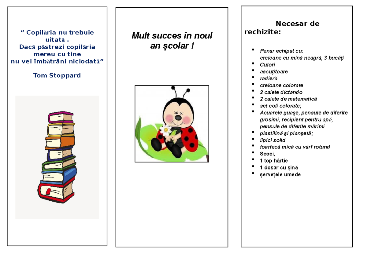Pliant-cls-pregatit - pliant - P “ Copilăria nu trebuie uitată. Dacă ...