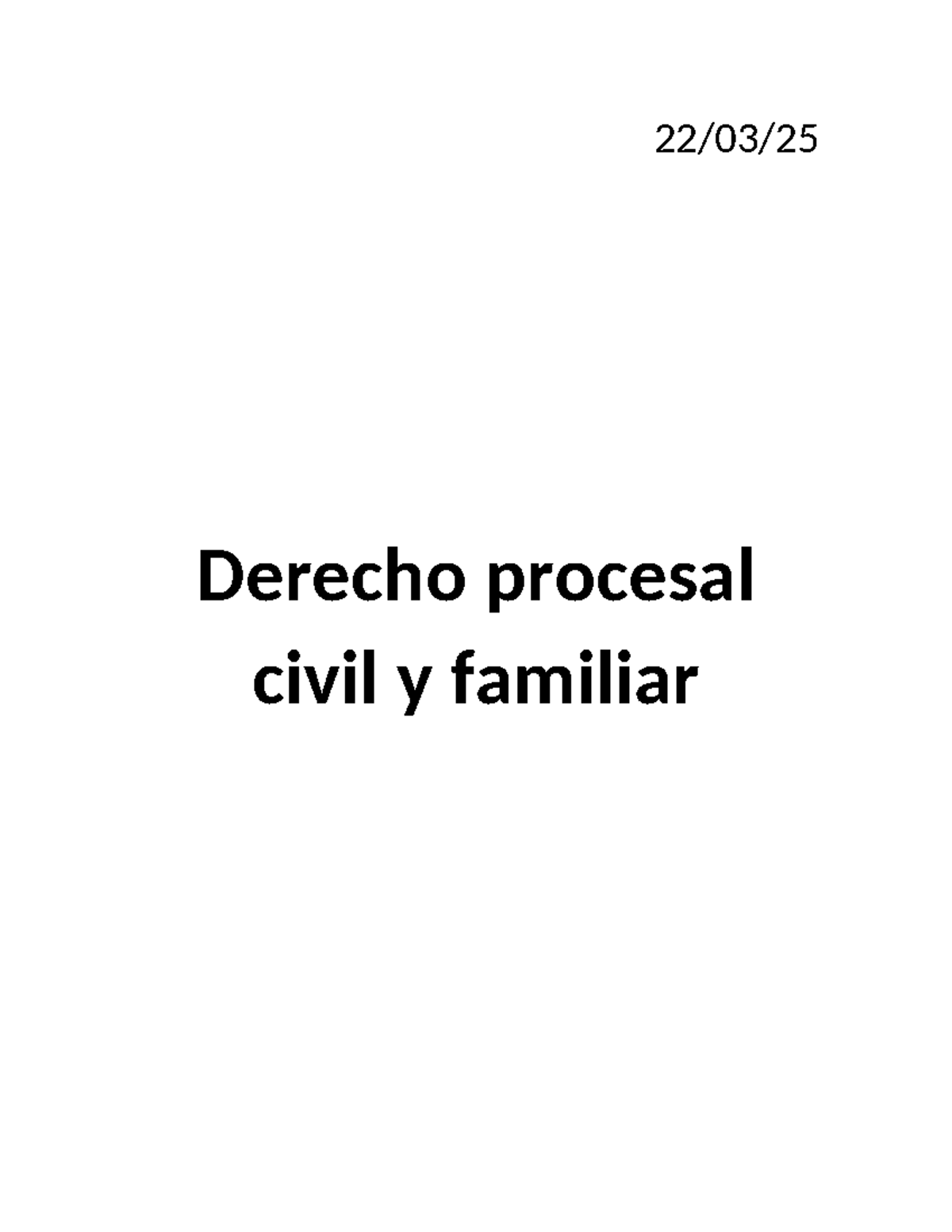 Derecho Procesal Civil y Familiar: Análisis y Procedimientos Clave ...