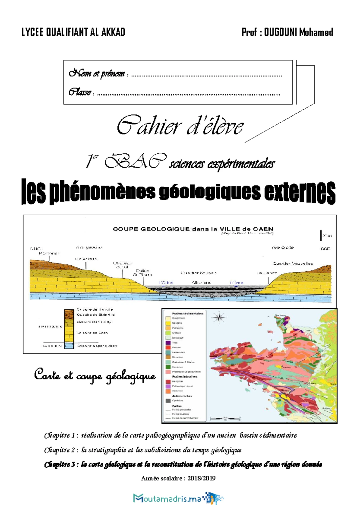 Stratégies géologiques et stratigraphie - Cours SVT 1BAC SX ...
