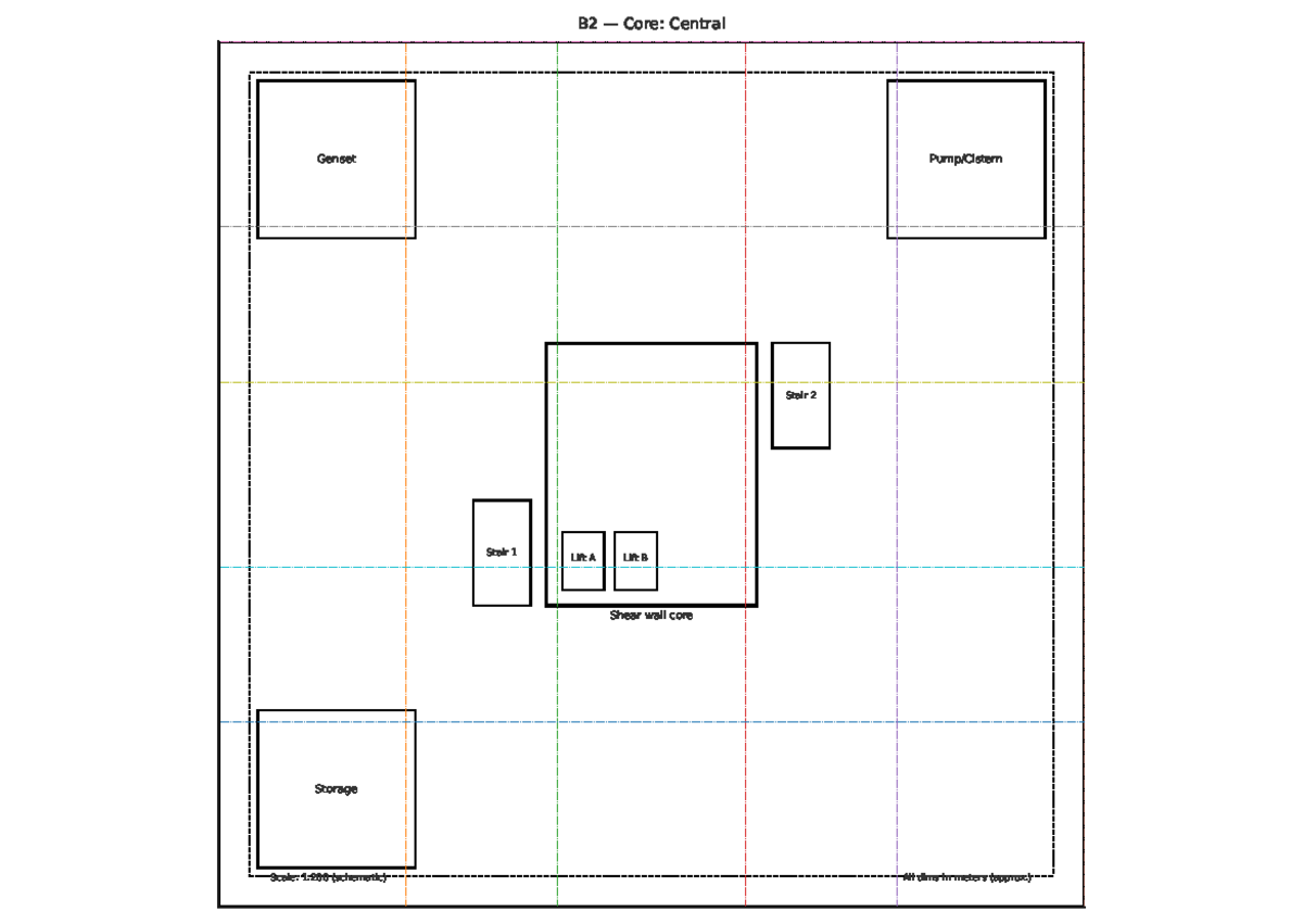 Evac Center Plans: Core Layouts & Schematics (B1, B2, L2-L9) - Studocu