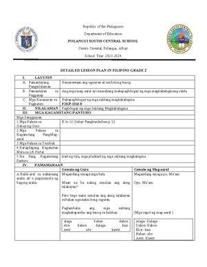 DLP IN MATH 2 DEMO 2 - detailed lesson plan in grade 2. comparing ...