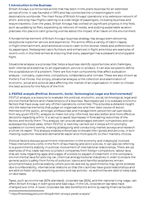 BTEC Business Unit 1 Assignment 2: Effects of Environment on Business ...