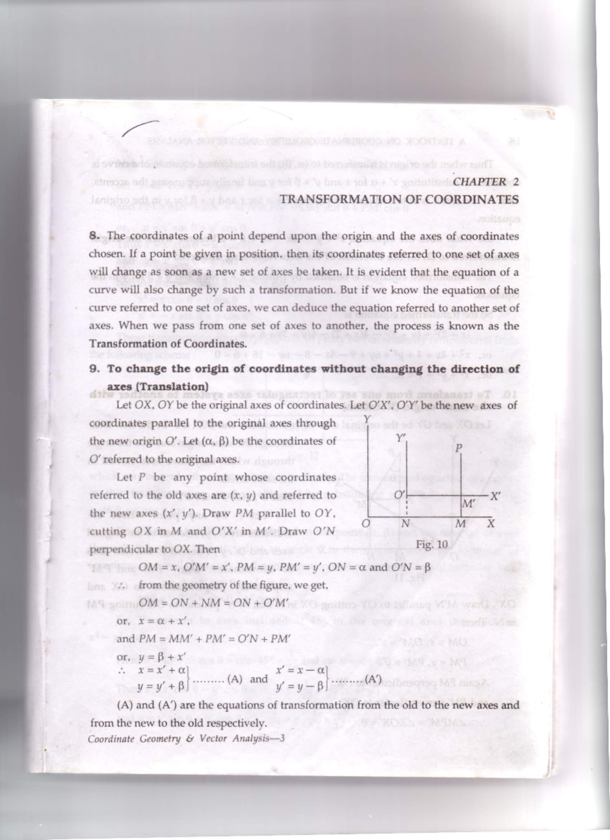 CHAPTER 2: TRANSFORMATION OF COORDINATES IN GEOMETRY - Studocu