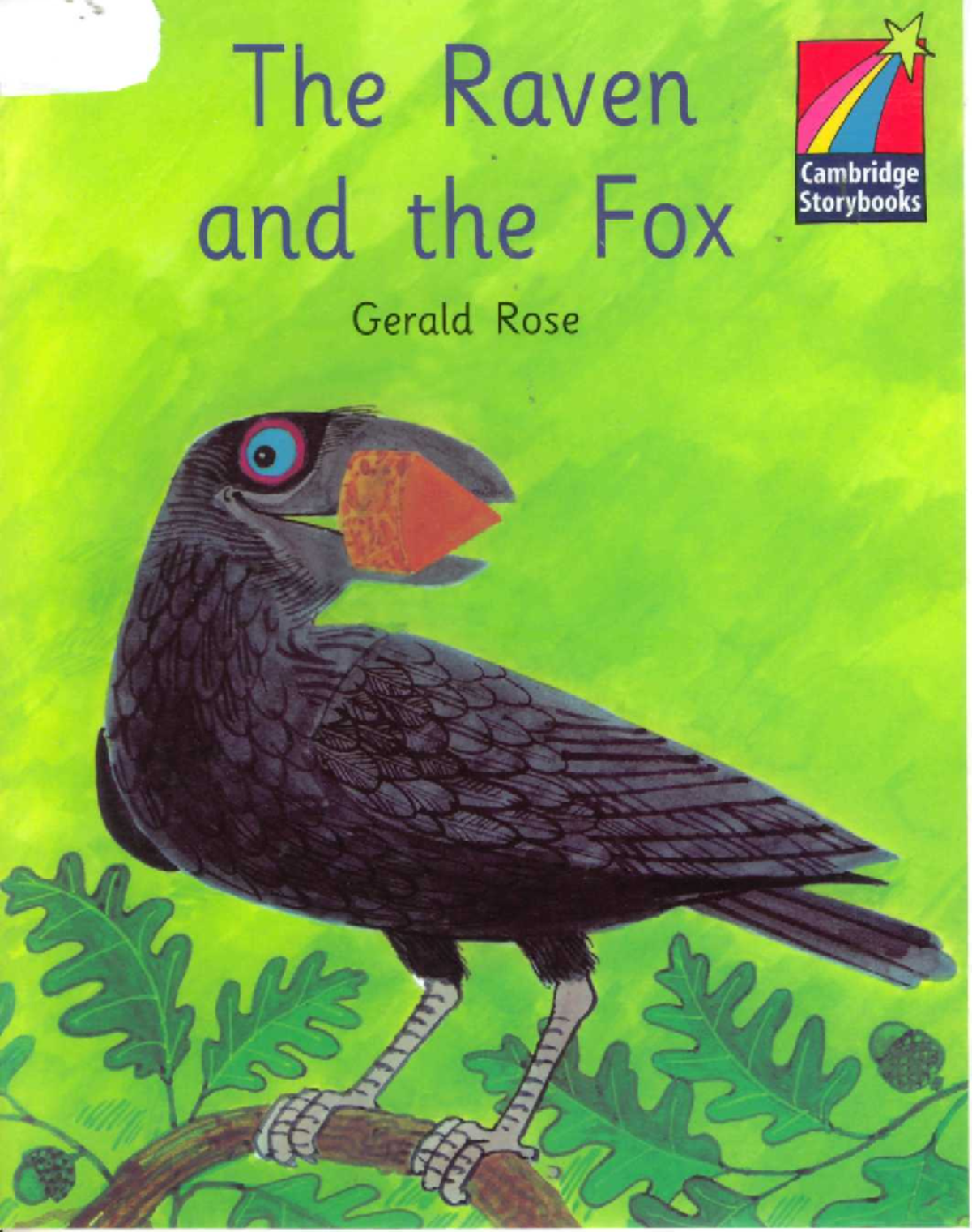The Raven and the Fox - Cambridge Storybook Analysis - Studocu