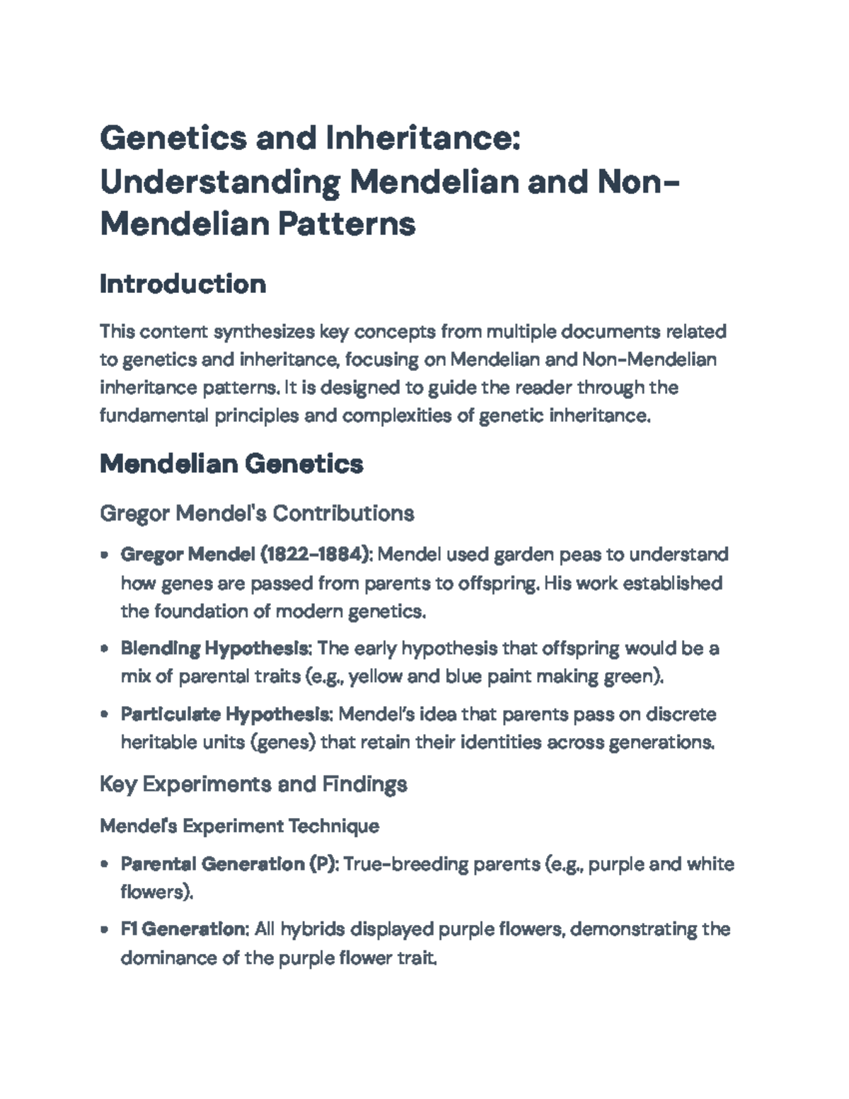 Genetics 101: Mendelian & Non-Mendelian Inheritance Patterns - Genetics ...