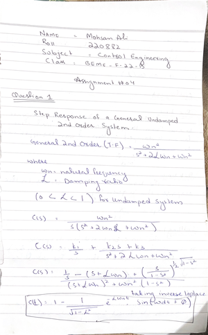 IC Engines Formula Sheet ( Midterm) - IC ENGINES (ME-416) FORMULA SHEET ...