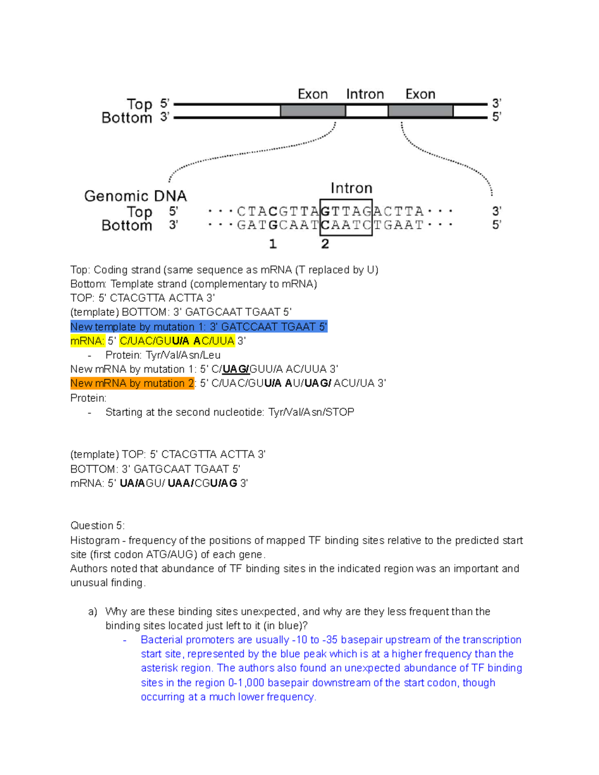 Genetic Mutations and Transcription Analysis in Bacteria and Plants ...