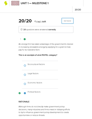 [Solved] Touchstone 4 Organization Analysis Strategic Recommendations ...