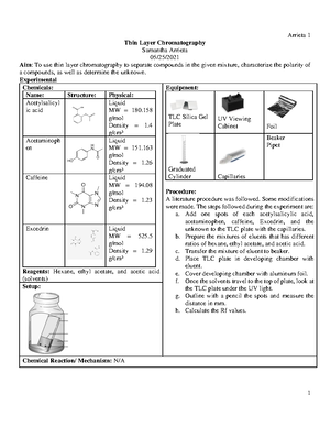 Orgo Distillation Lab Report - Leonardo Gomes Organic Chemistry – 2400 ...