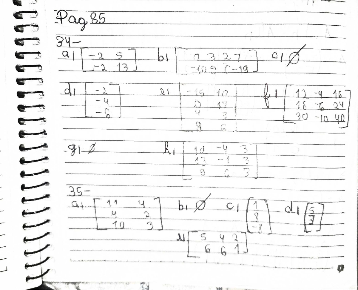 Exercícios de Matemática - Cálculo e Álgebra Linear - Pag 85 a 120 ...