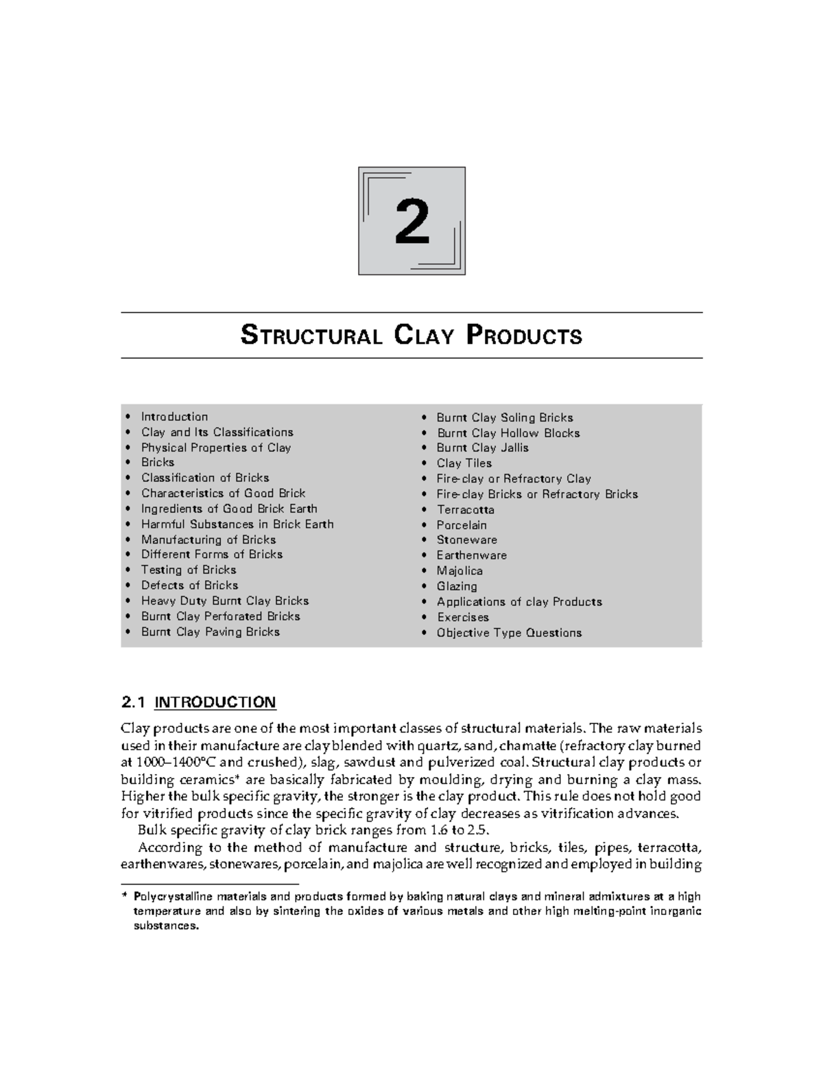 CLAY 2023 Final Exam Notes on Products and Properties - Studocu