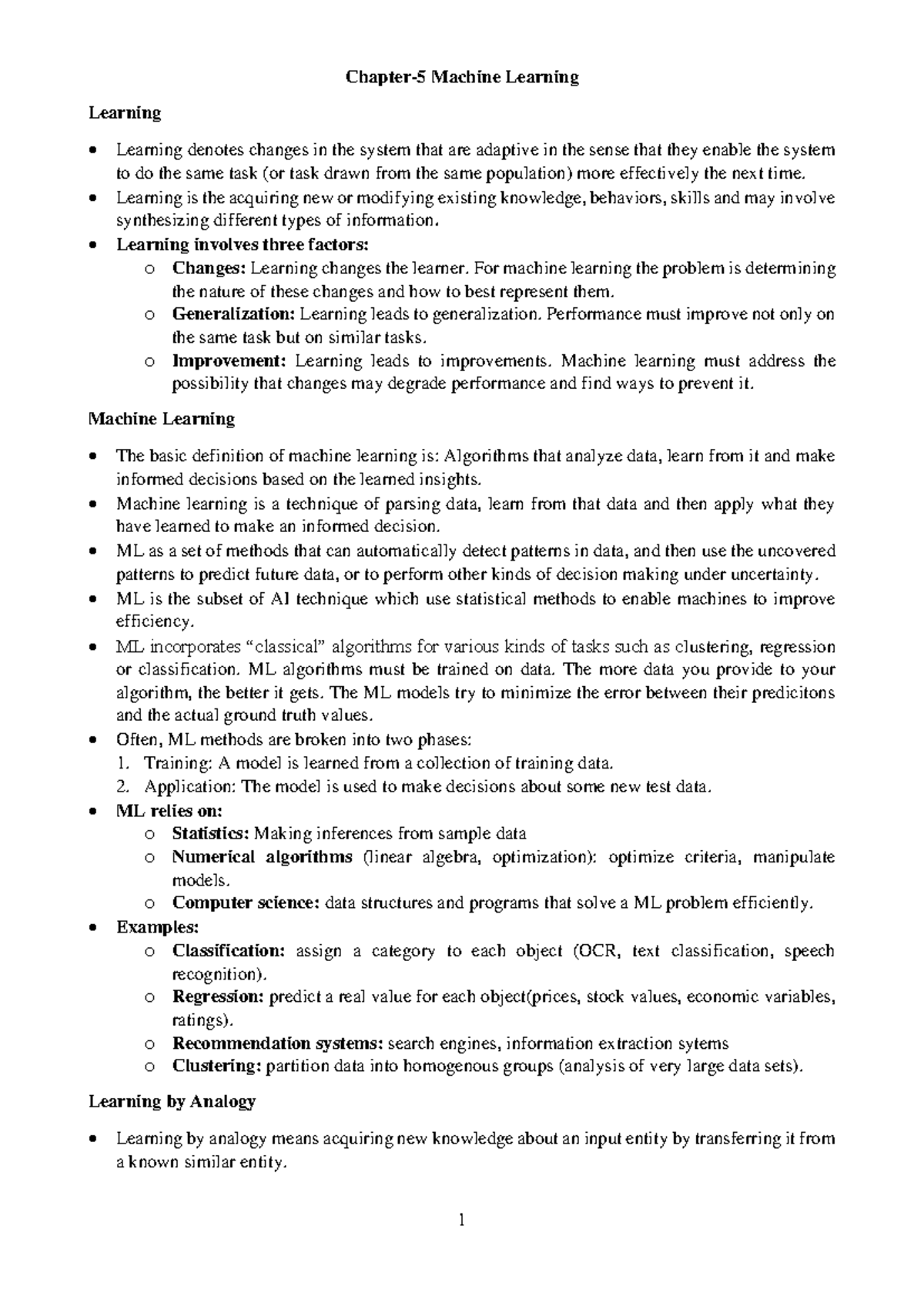 Machine Learning Chapter 5: Understanding Key Concepts and Techniques ...